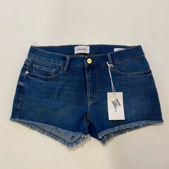 Frame Denim | Shorts | Frame Denim Womens Denim Shorts Blue | Poshmark